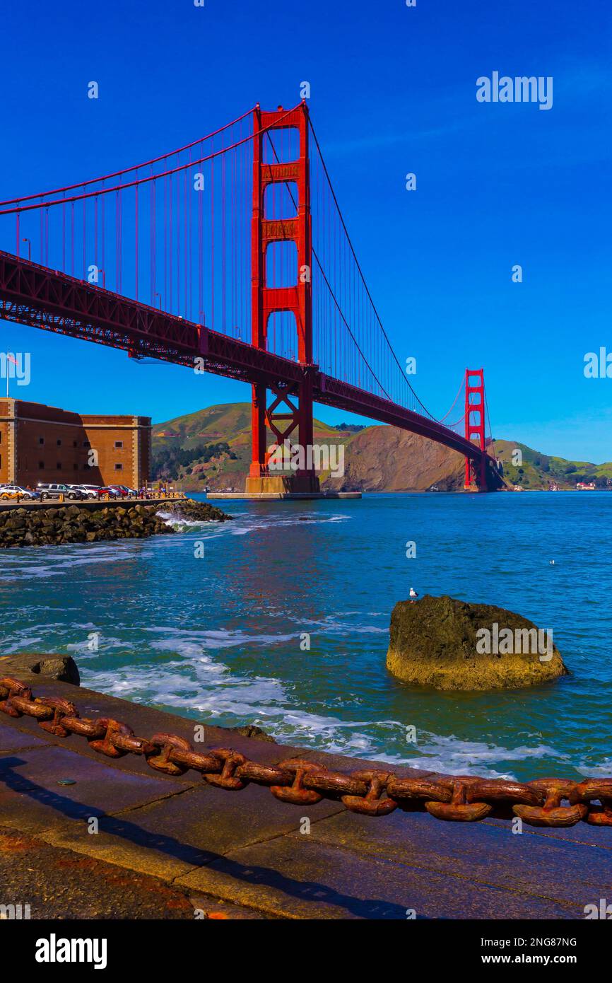 Famous Golden Gate Bridge, California Stock Photo - Alamy Famous Golden Gate Bridge, California Stock Photo - Alamy