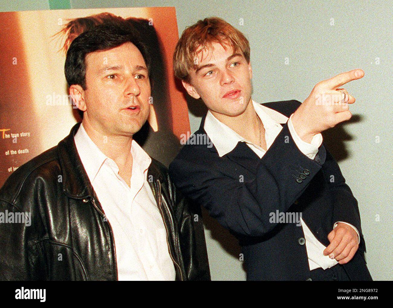 Actors Bruno Kirby, left, and Leonardo DiCaprio arrive at the West ...