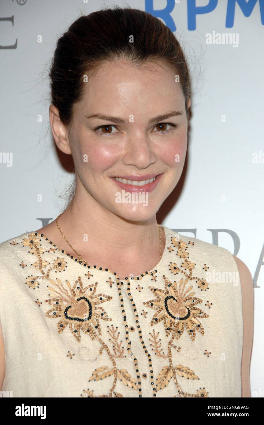 Actress Jacinda Barrett poses for photographers at "A Night at the ...