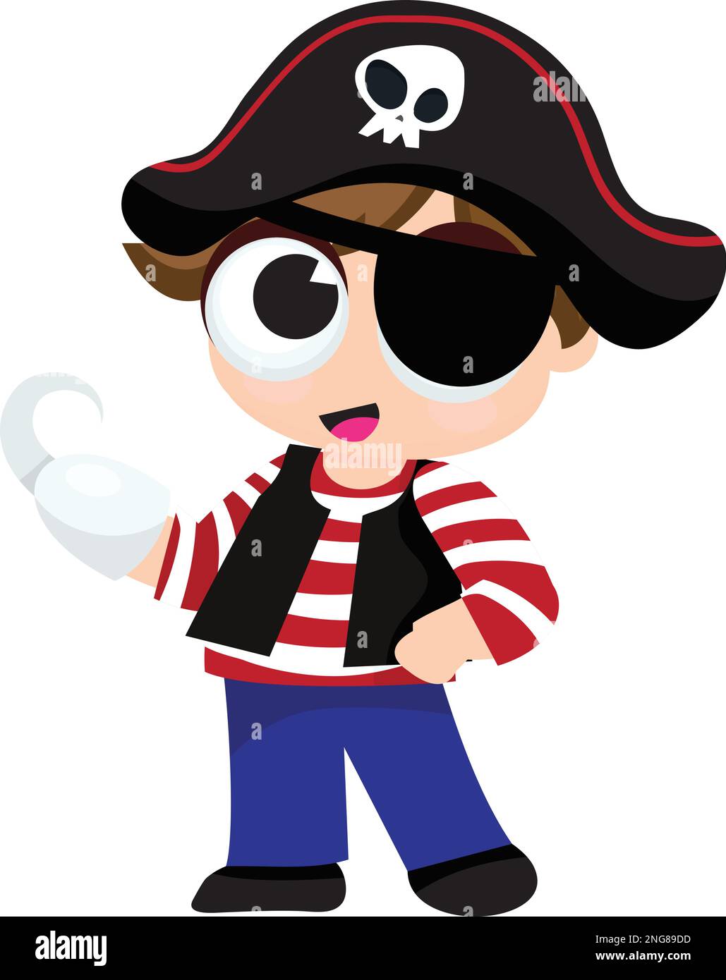 Cute Boy Pirate Cartoon