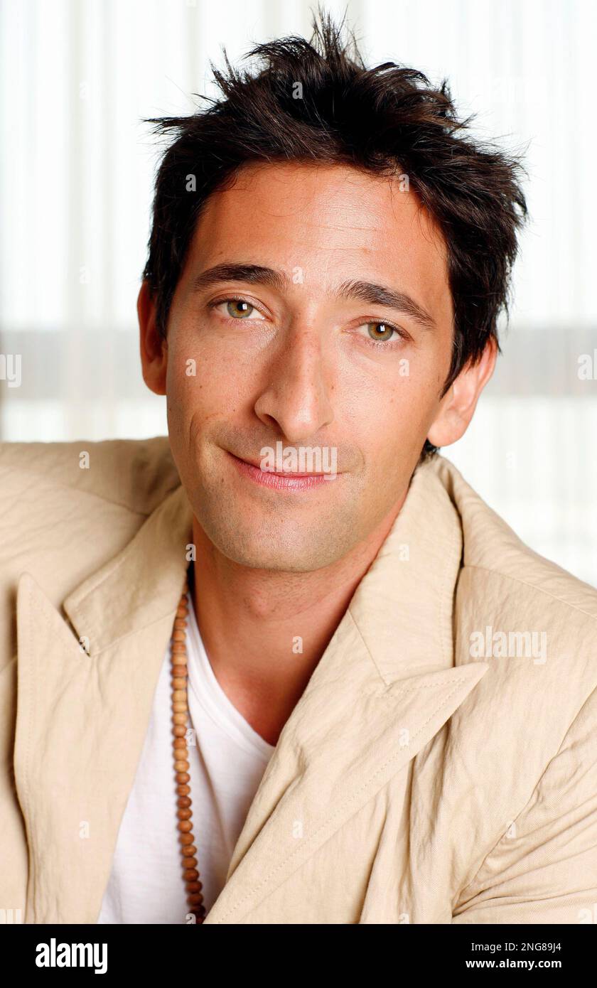 Actor Adrien Brody poses for a photograph in Beverly Hills, Calif., on ... Actor Adrien Brody poses for a photograph in Beverly Hills, Calif., on ...