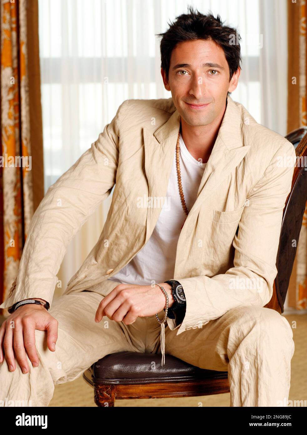 Actor Adrien Brody poses for a photograph in Beverly Hills, Calif., on ... Actor Adrien Brody poses for a photograph in Beverly Hills, Calif., on ...