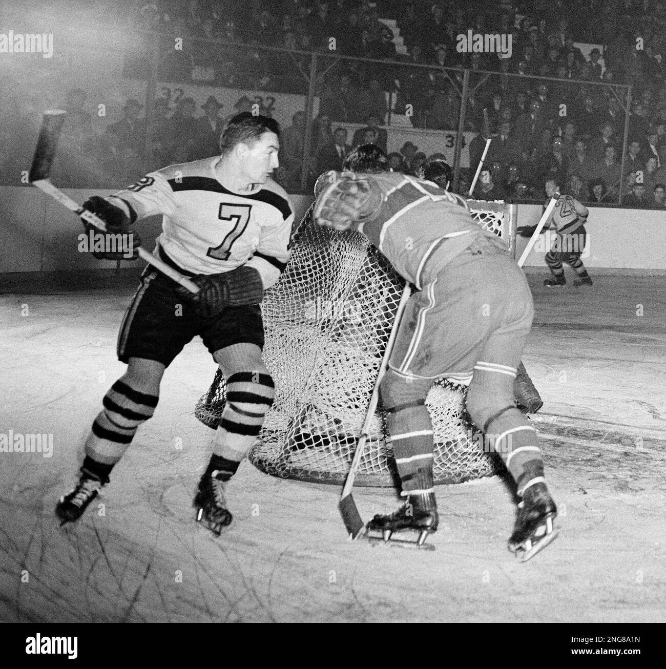 Terry Reardon (7) left, of the Boston Bruins and his brother Kenny ...
