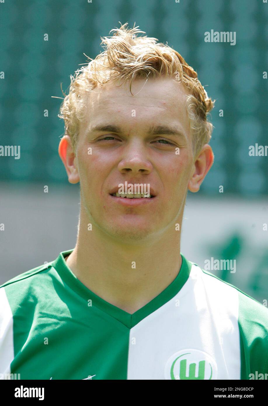 Christopher Lambrecht of German soccer first divisionist VfL Wolfsburg ...