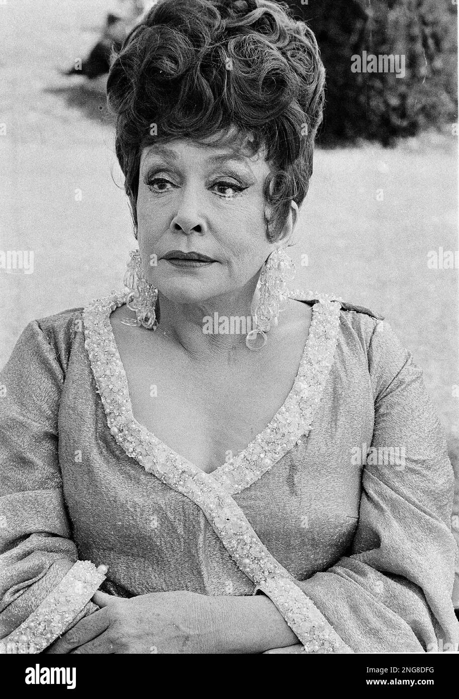 Zarah Leander, famous Swedish-born star of the thirties, as she appears ...