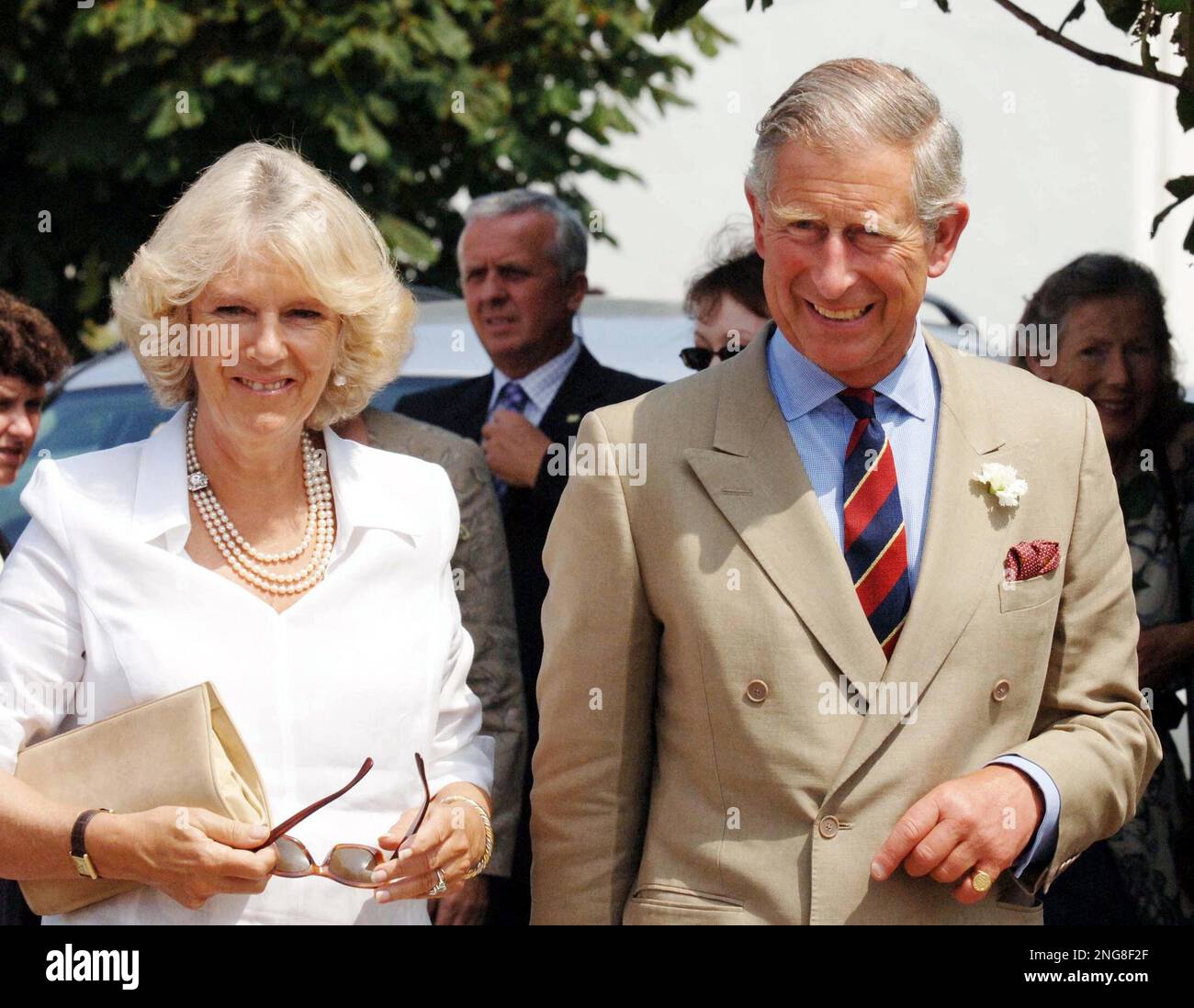The Prince of Wales and the Duchess of Cornwall during their visit to ...