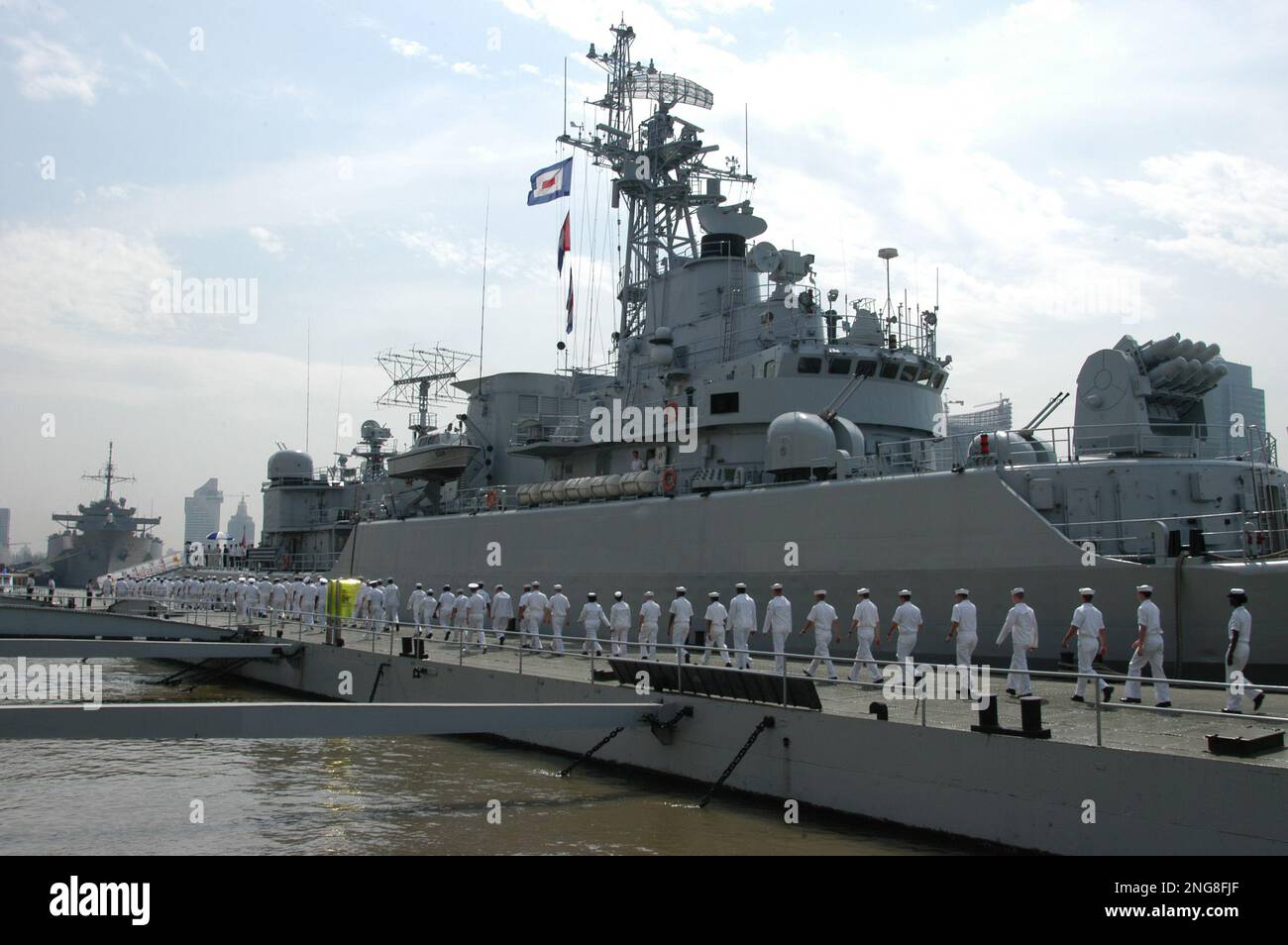 060628-N-8546L-001 Shanghai Naval Base, China (June 28, 2006) - Sailors ...