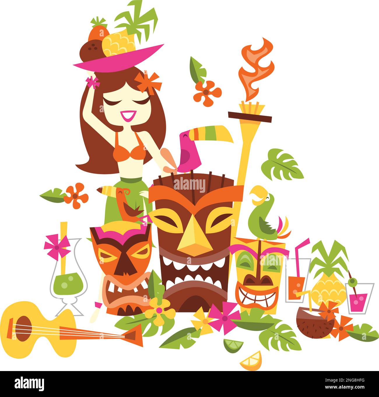 Girl statues Stock Vector Images - Alamy