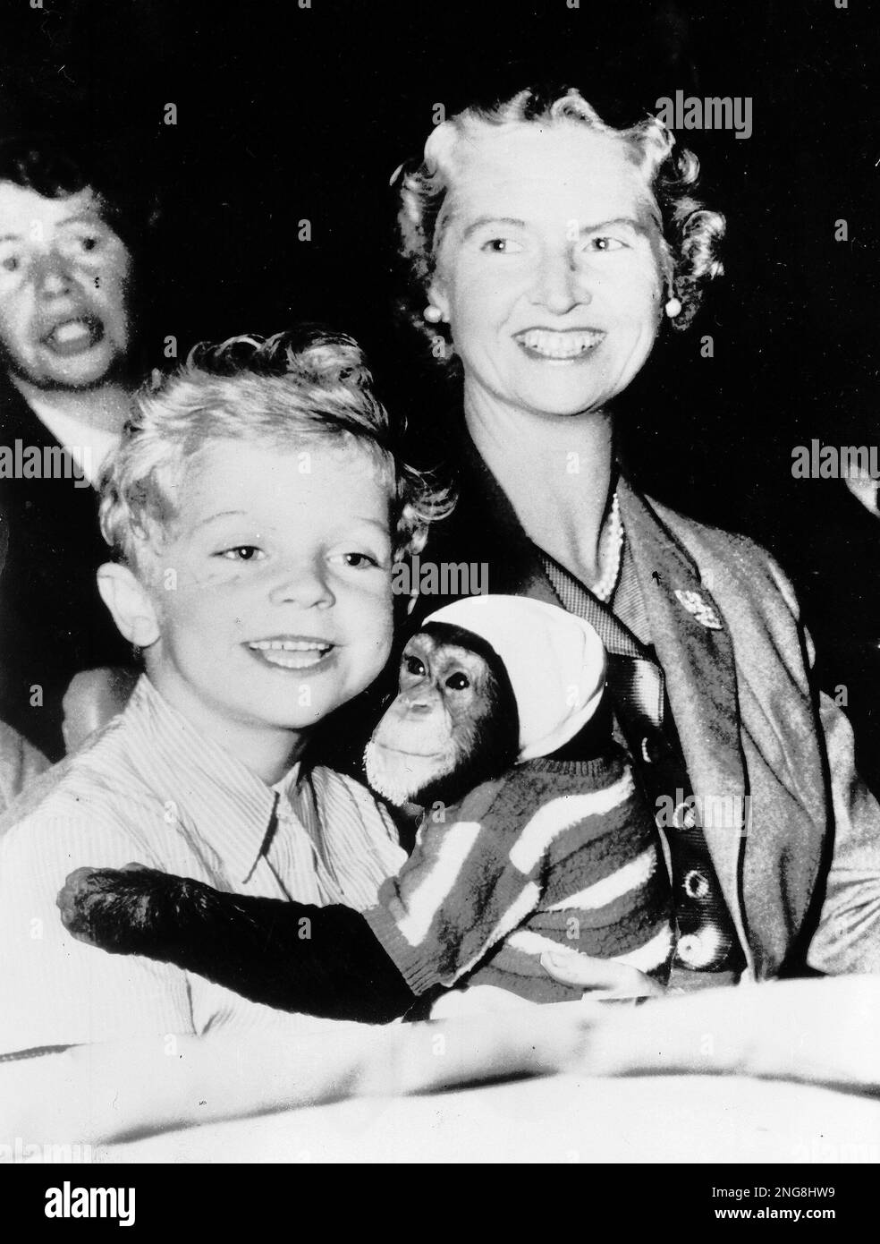 Crown Prince Carl Gustaf of Sweden, a guest of honour at a gala circus ...