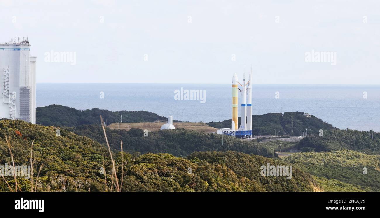 H3 Launch Vehicle returns to a building for assembling at the ...