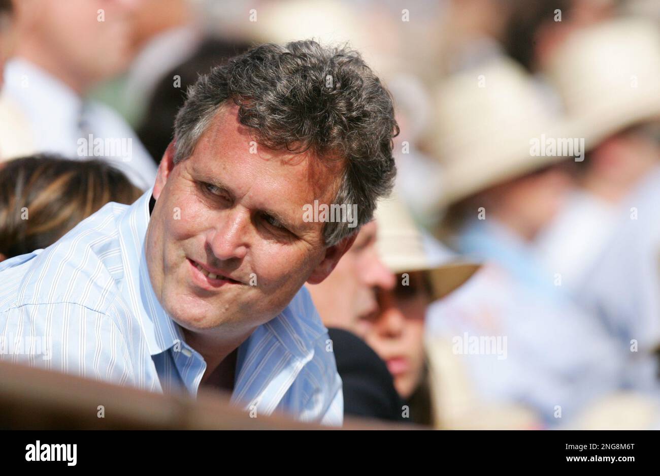 Brother of US President George W. Bush, Marvin Bush smiles while ...