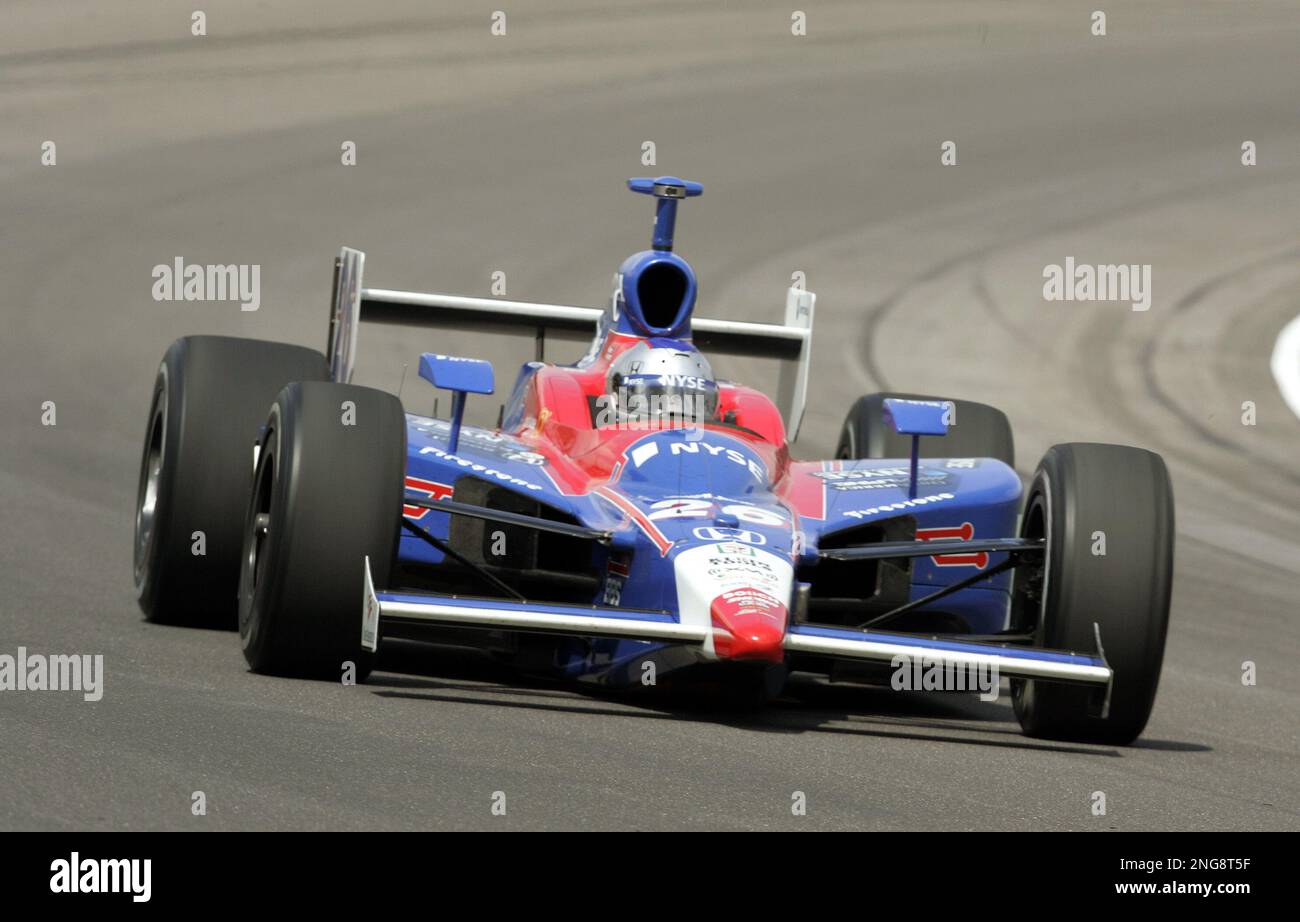 Marco Andretti practices on Carburetion Day at the Indianapolis Motor ...