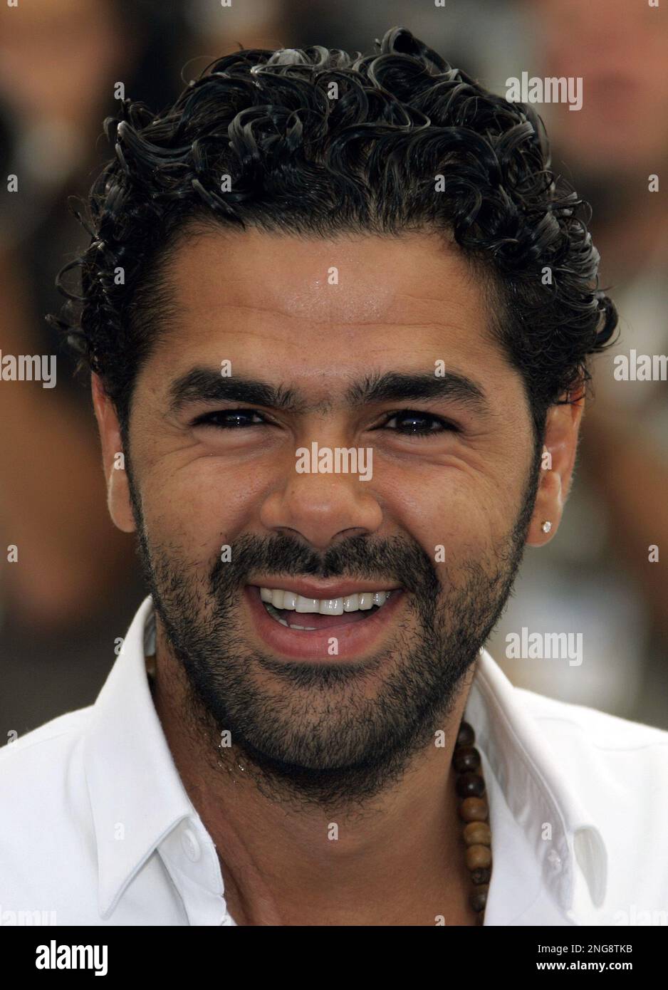 Actor Jamel Debbouze poses during a photo call for the film "Indigenes ...