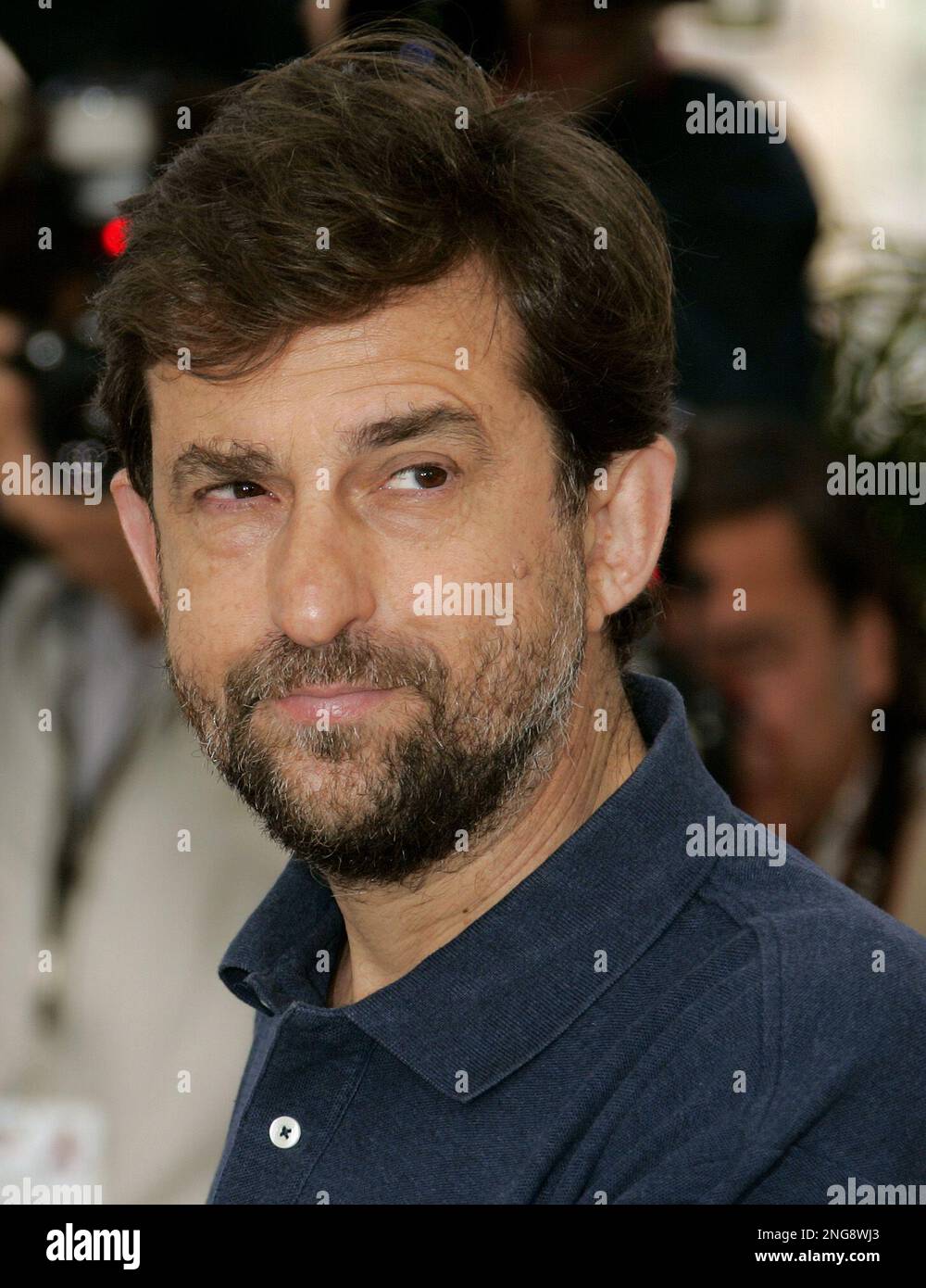 Director Nanni Moretti poses during a photo call for the film "Il ...