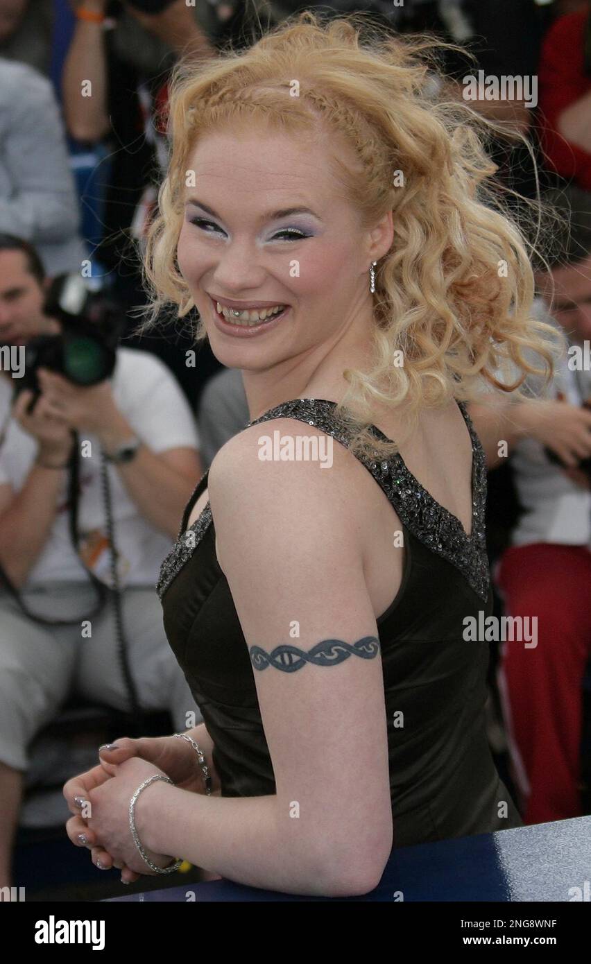 Finnish actress Maria Jarvenhelmi poses during a photo call for the ...