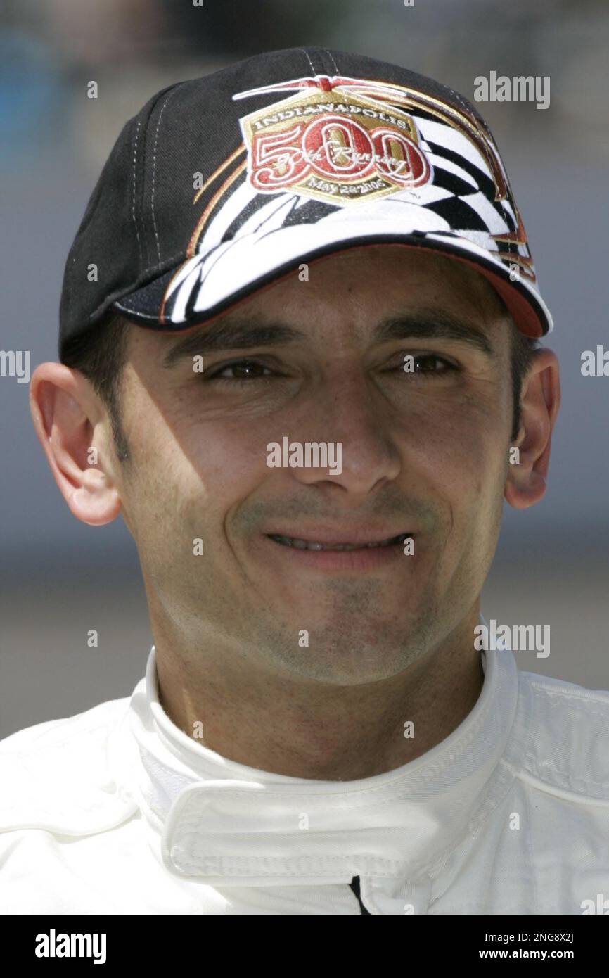 Indy Racing League driver Stephan Gregoire of France, poses for a photo ...