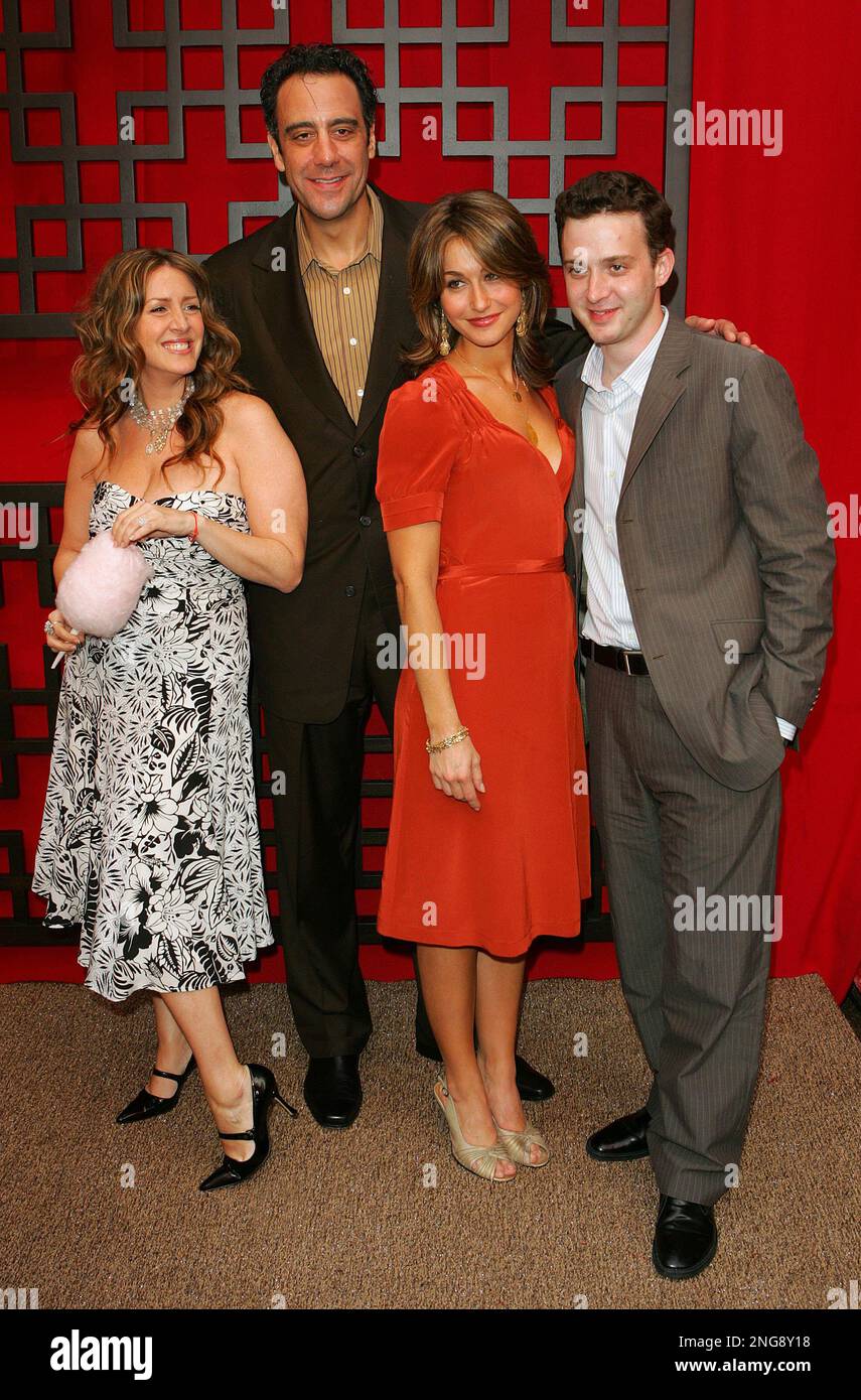 Actors, from left, Joely Fisher, Brad Garrett, Kat Foster and Eddie ...
