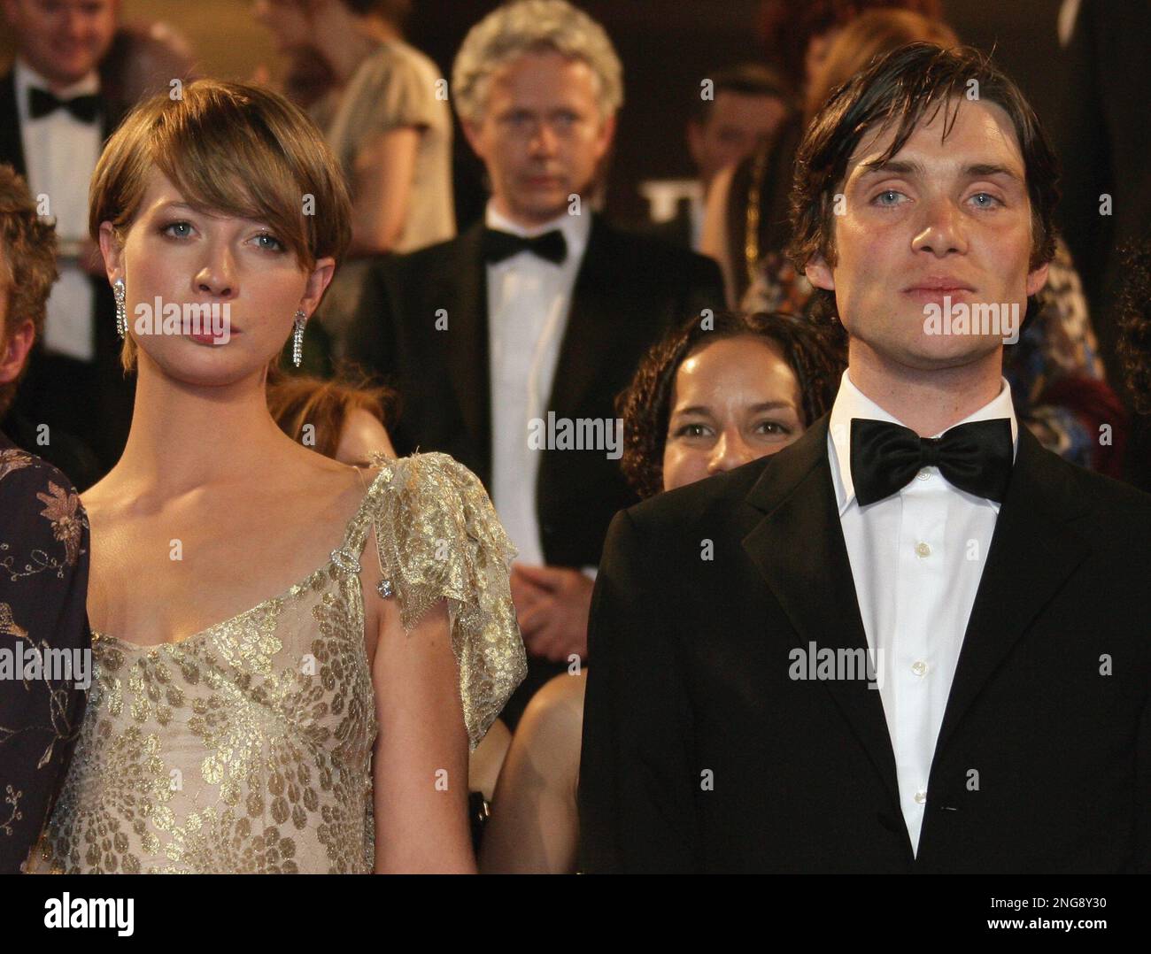 Irish actor Cillian Murphy, left, and Irish actress Orla Fitzgerald ...