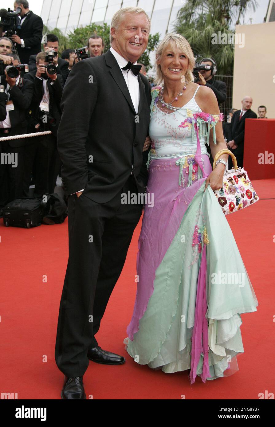 Television personality Chris Tarrant and wife Ingrid arrive for the ...