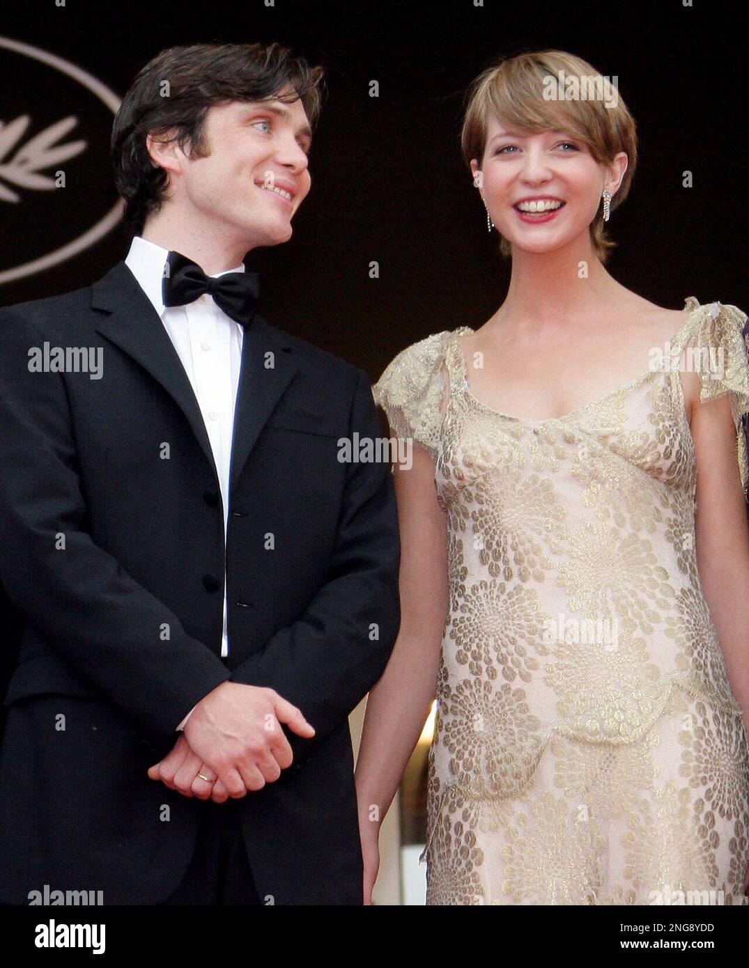 Irish actor Cillian Murphy, left, and Irish actress Orla Fitzgerald ...