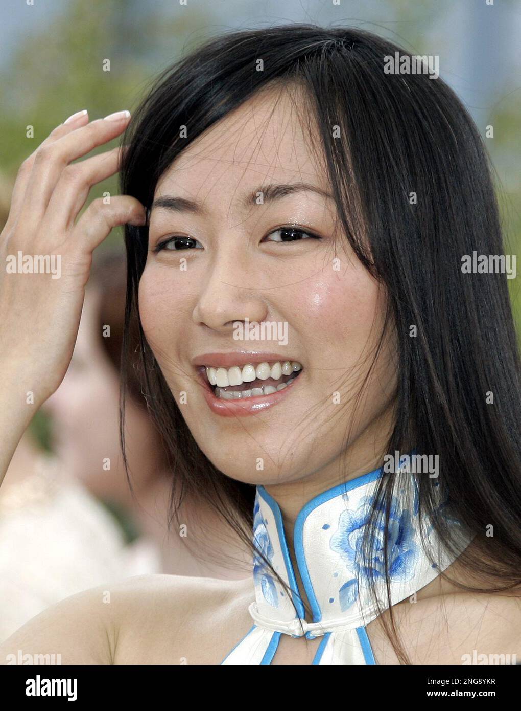 Actress Hu Ling Ling poses during a photo call for the film "Summer ...
