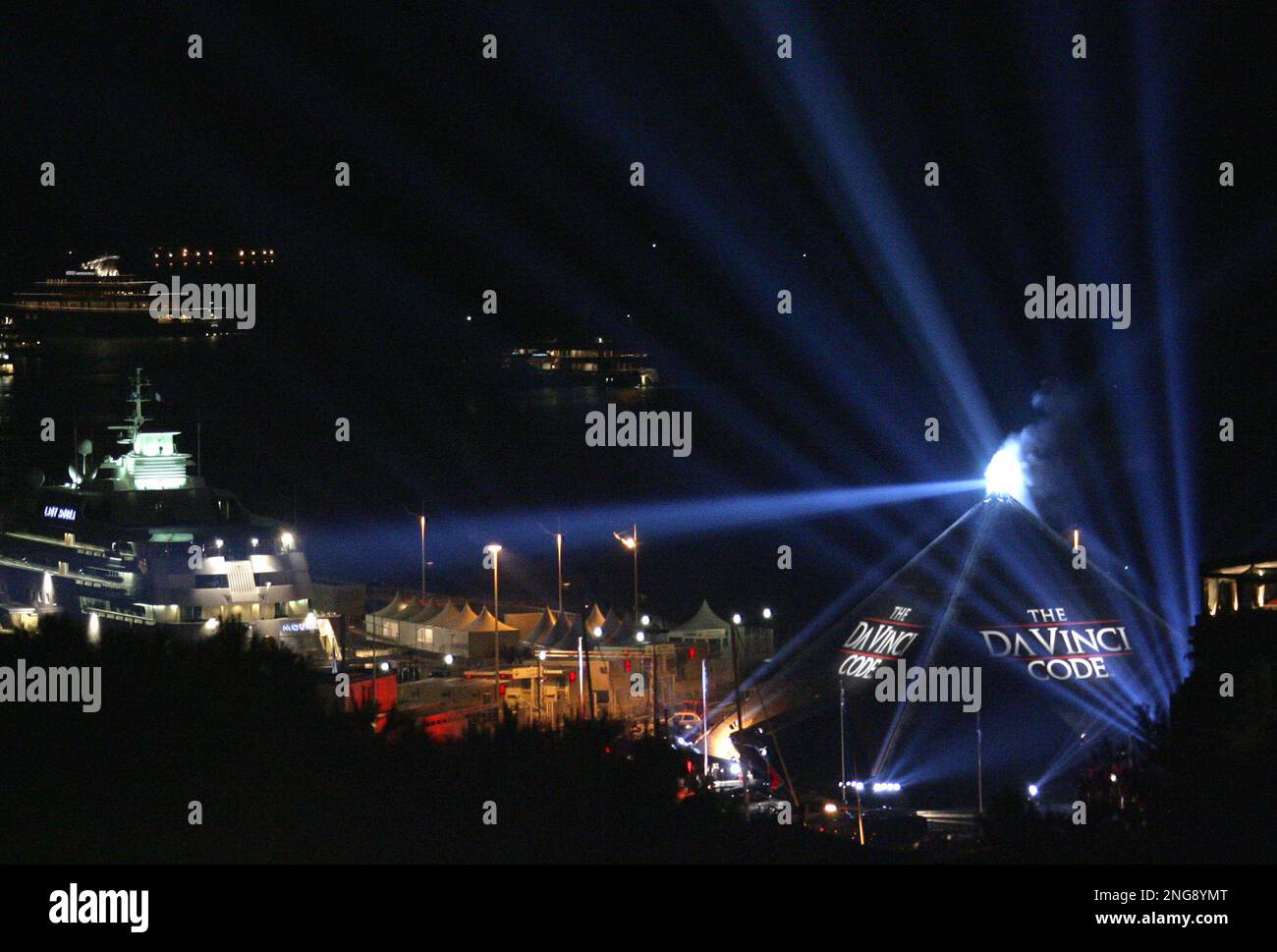 An after party is held in a pyramid shaped tent following the premiere ...