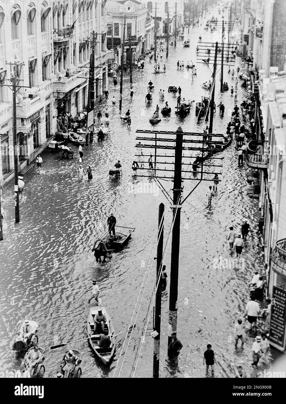 Driven from their homes in the Chinese section of Harbin, Manchuria, on ...