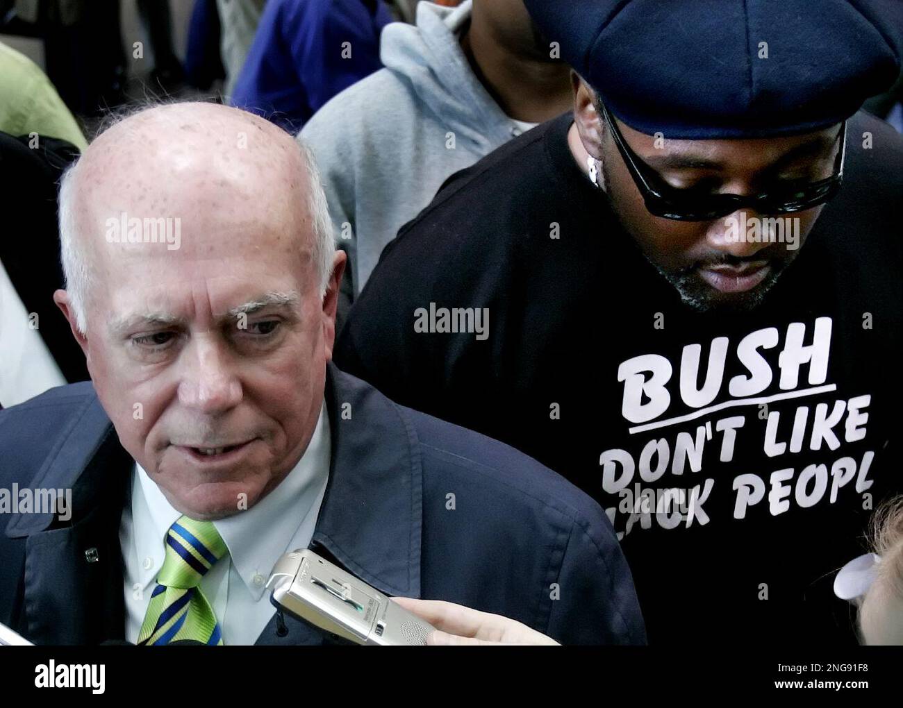 Fred Hampton Jr., right, son of slain black panther leader Fred Hampton ...