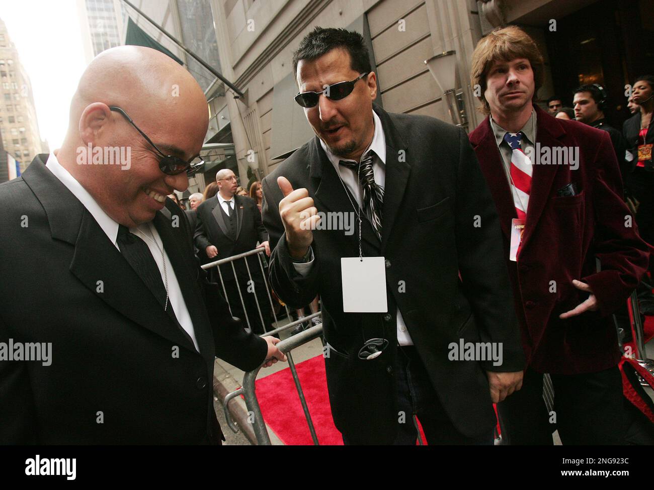Sam Simon, center, writer and developer of "The Simpsons," talks to an ...