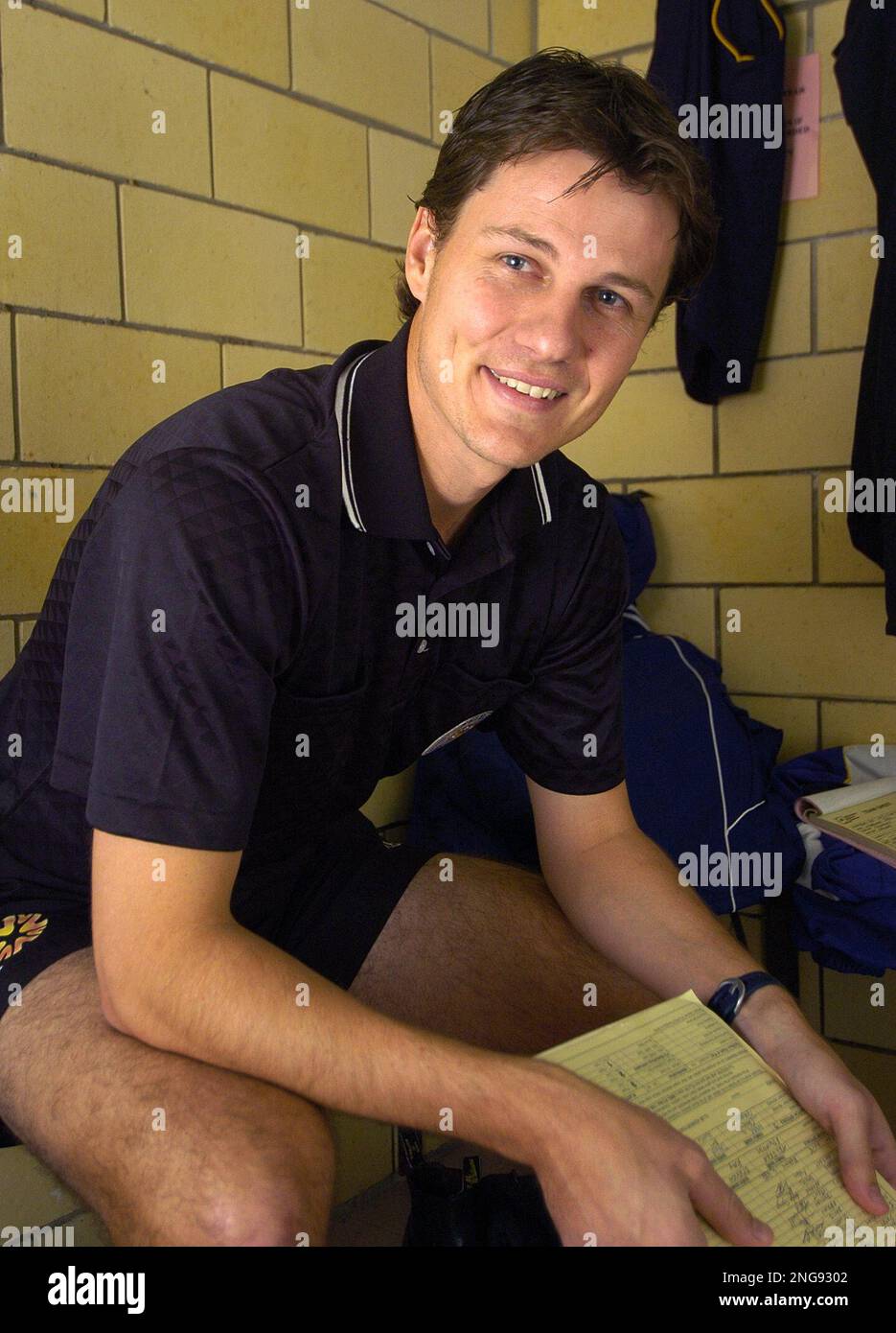 Australian World Cup football referee Mark Sheild in Brisbane ...