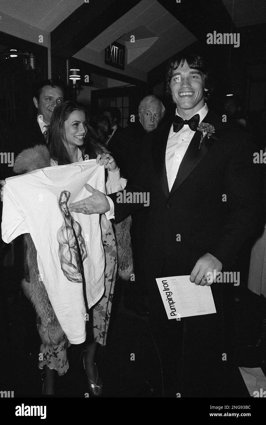 Actor and bodybuilder Arnold Schwarzenegger attends the premier of the ...