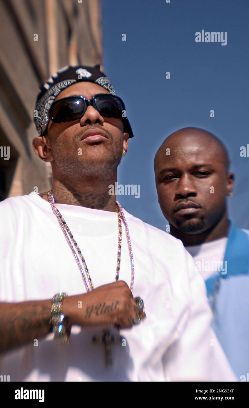 Music group Mobb Deep, from left, Albert Johnson, aka Prodigy, and ...