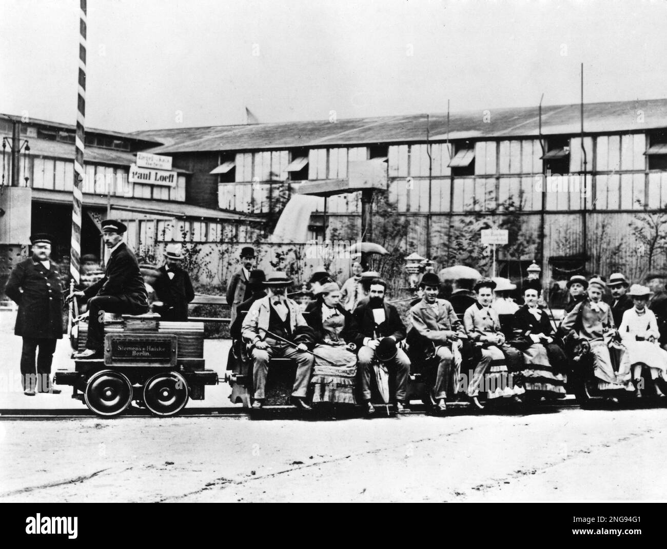 May 31, 1879 a little train made by Siemens runs without horse - or ...