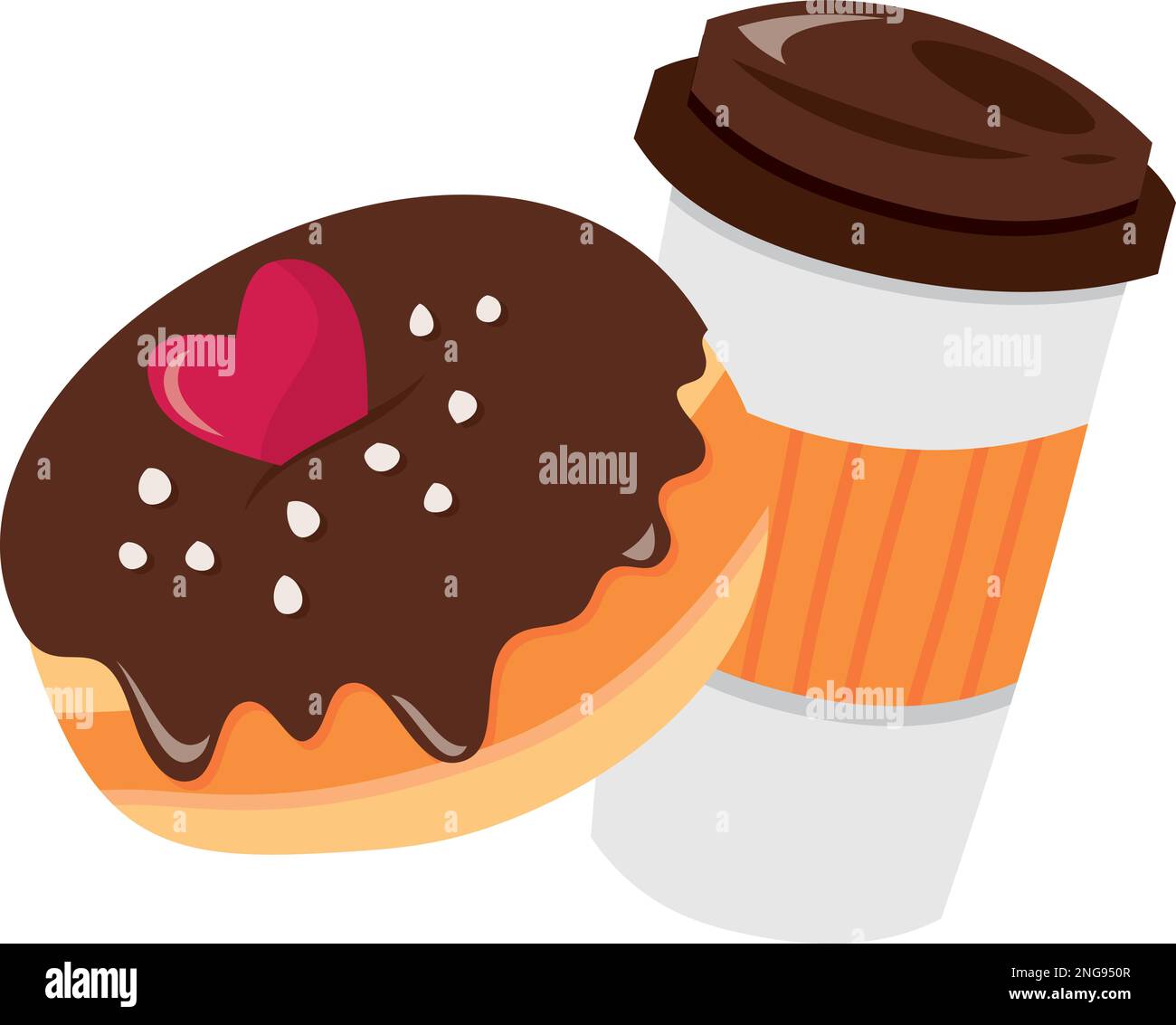 Donut And Coffee Clip Art