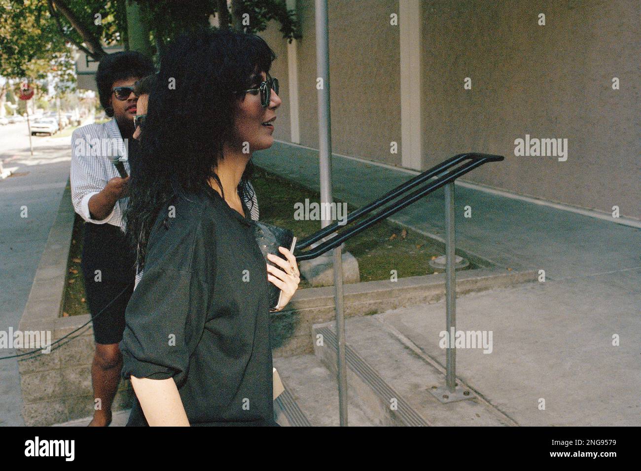 Actress Cher arrives at the West Los Angeles police station, July 27 ...