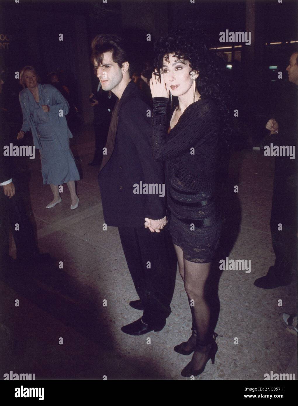 Actress Cher and boyfriend Rob Camilletti arrive for the premiere of ...