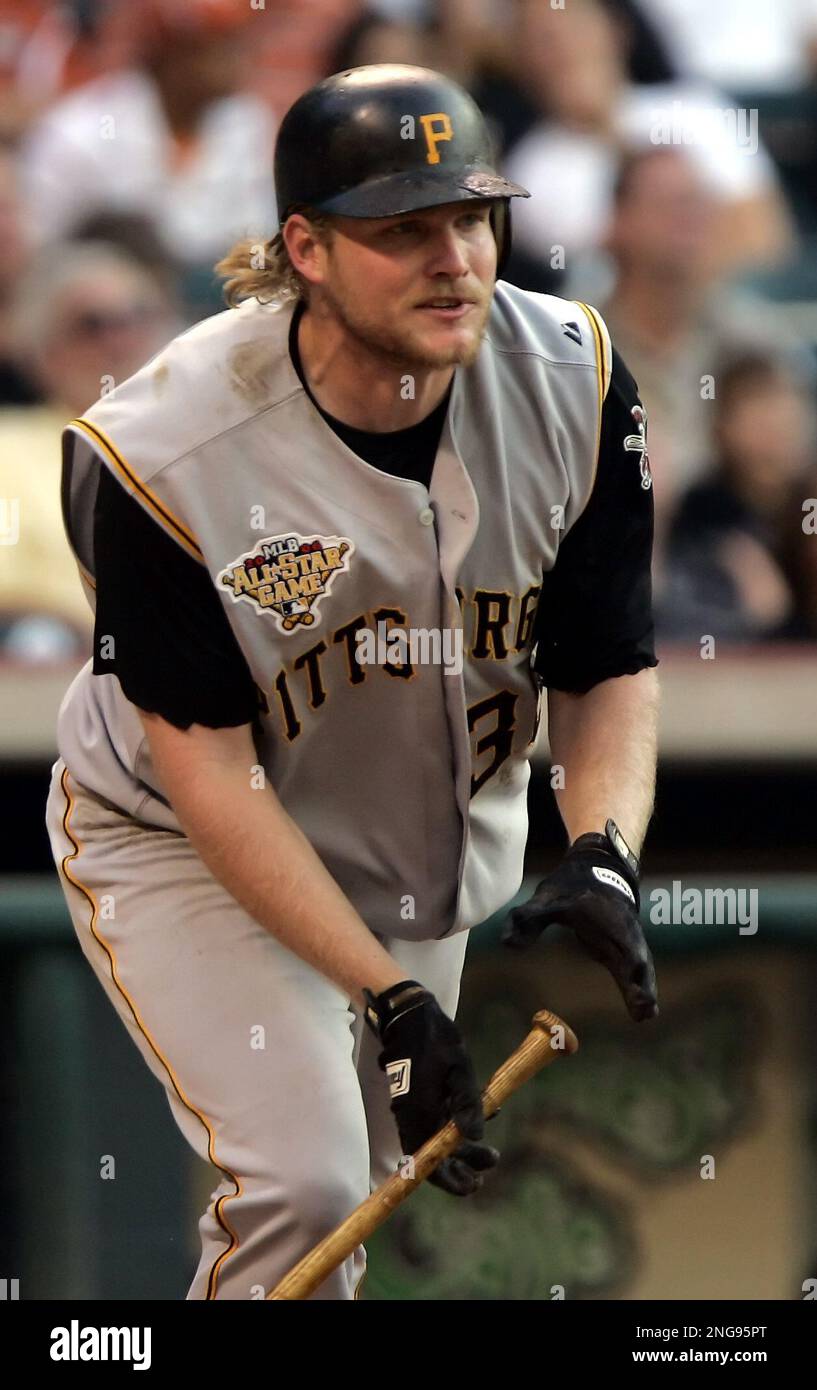 Pittsburgh Pirates' Craig Wilson watches the ball fly in National ...