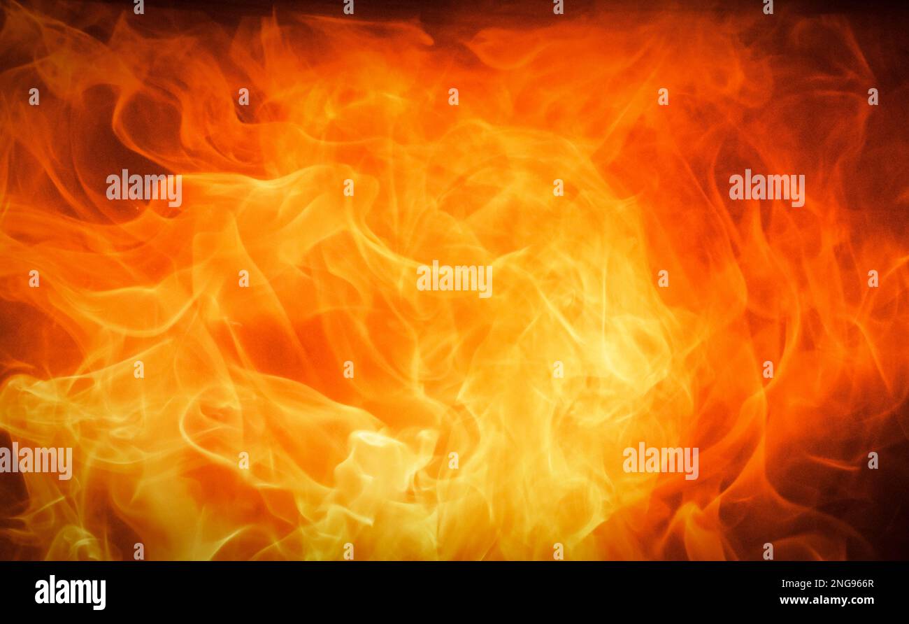Fire blaze flame background texture for banner. Burning concept Stock ...