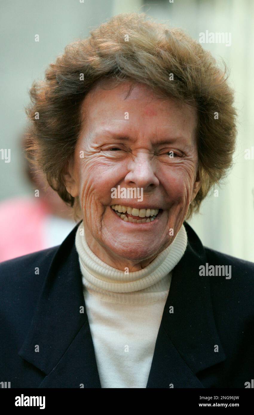 Eileen Ford, co-founder of Ford Models, is photographed at the 26th New ...