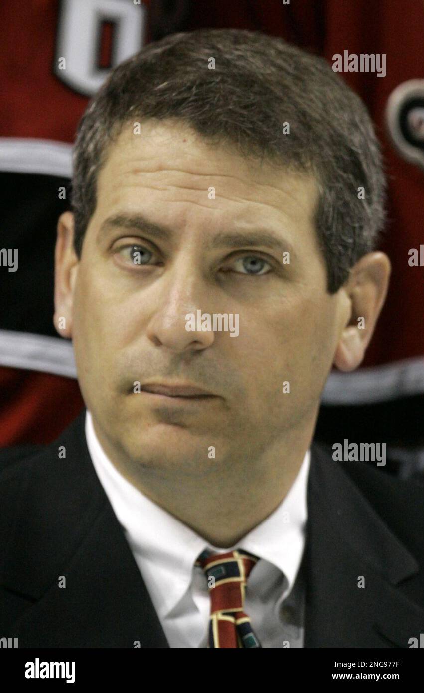 Buffalo Sabres chief operating officer Dan DiPofi poses during an NHL ...