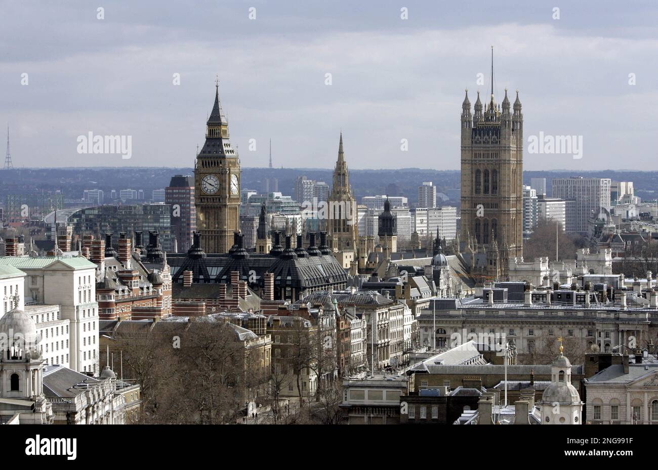 ***STOCK VIEWS OF LONDON FOR LIBRARY*** View from Nelson's Column of ...