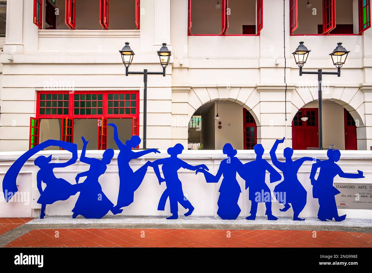 Stamford Arts Centre located at Waterloo Street in Singapore Stock ...