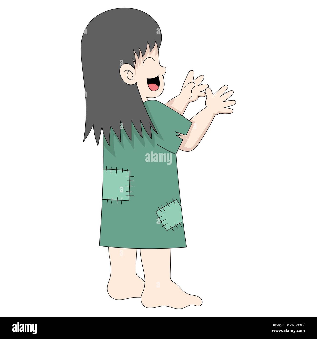 Cartoon dress hi-res stock photography and images - Alamy