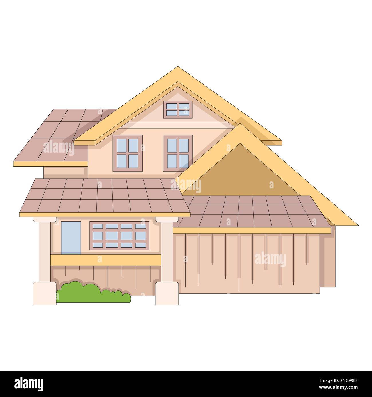 Japanese modern wooden design Stock Vector Image & Art - Alamy