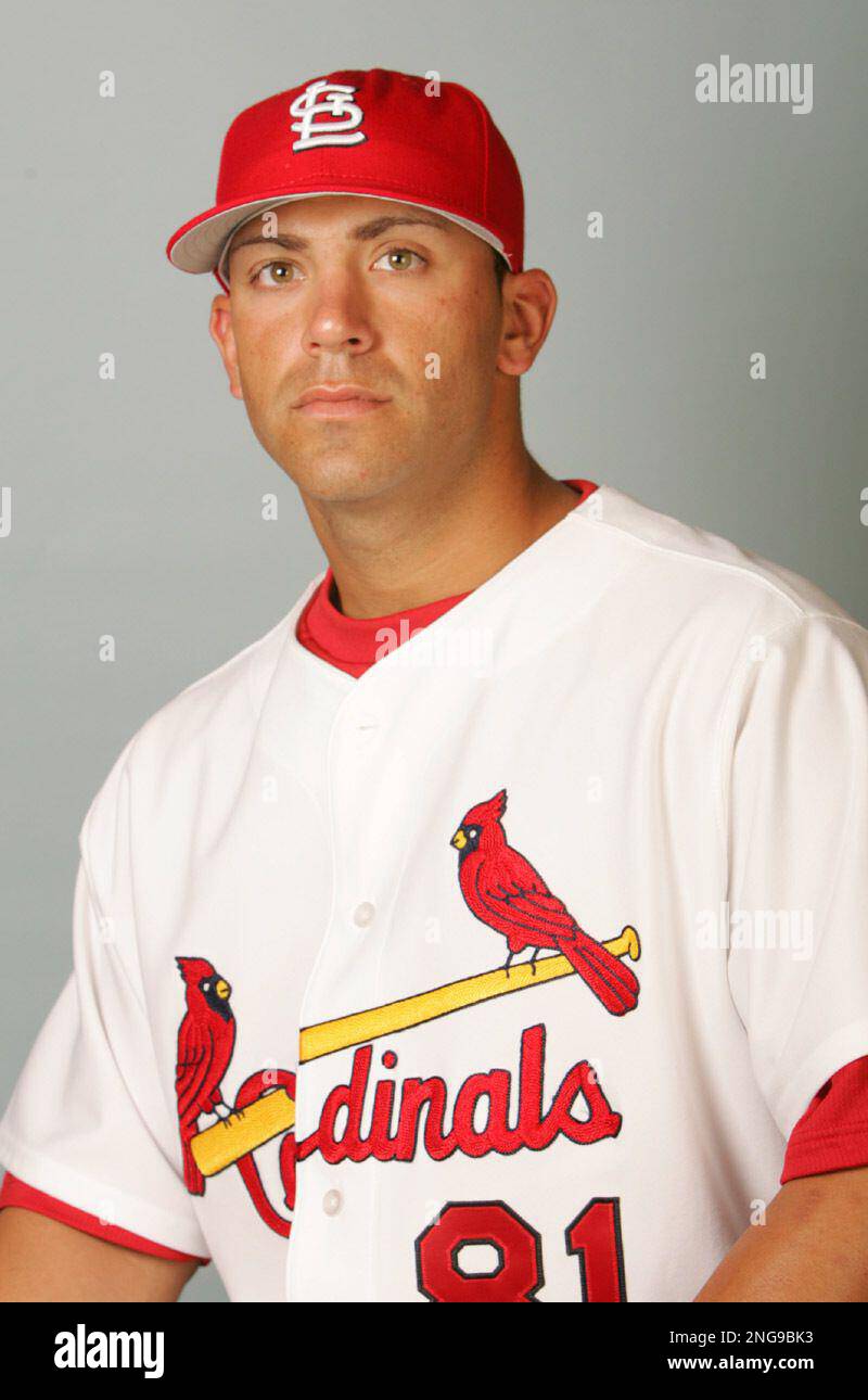 This is a 2006 file photo of Brian Esposito of the St. Louis Cardinals ...