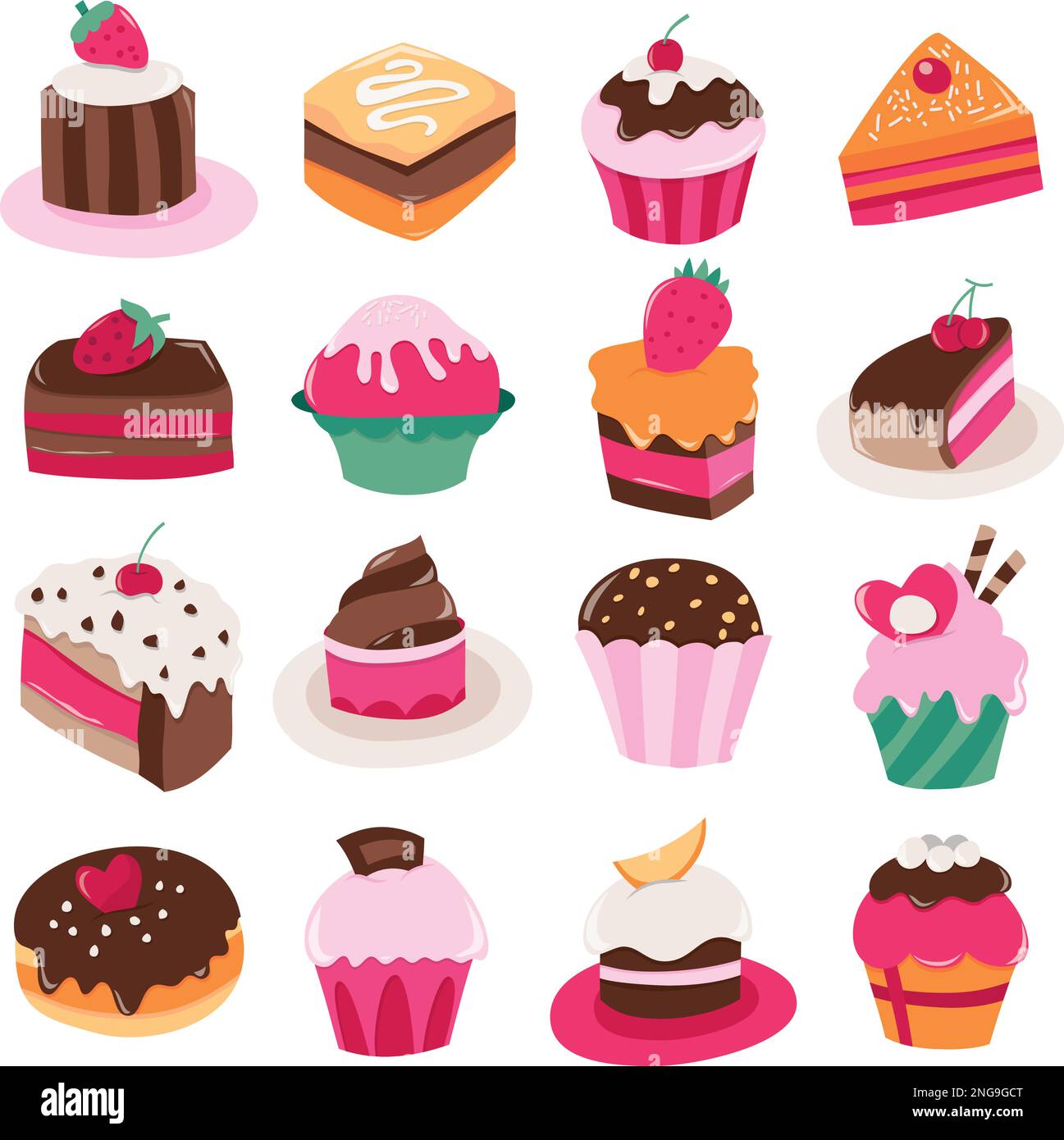 Fancy desert cartoon Stock Vector Images - Alamy