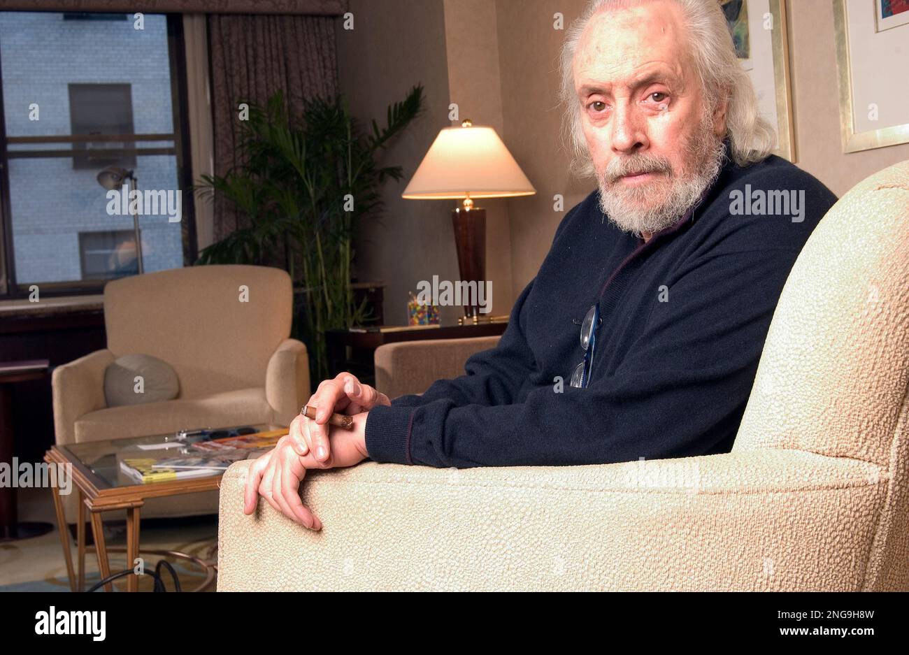 Screenwriter Robert Towne poses at The Regency Hotel in New York on ...