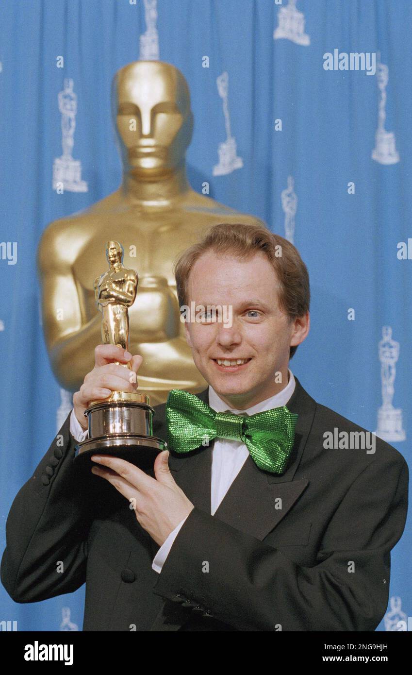Nick Park, winner of the Animated Short Film with "The Wrong Trousers ...