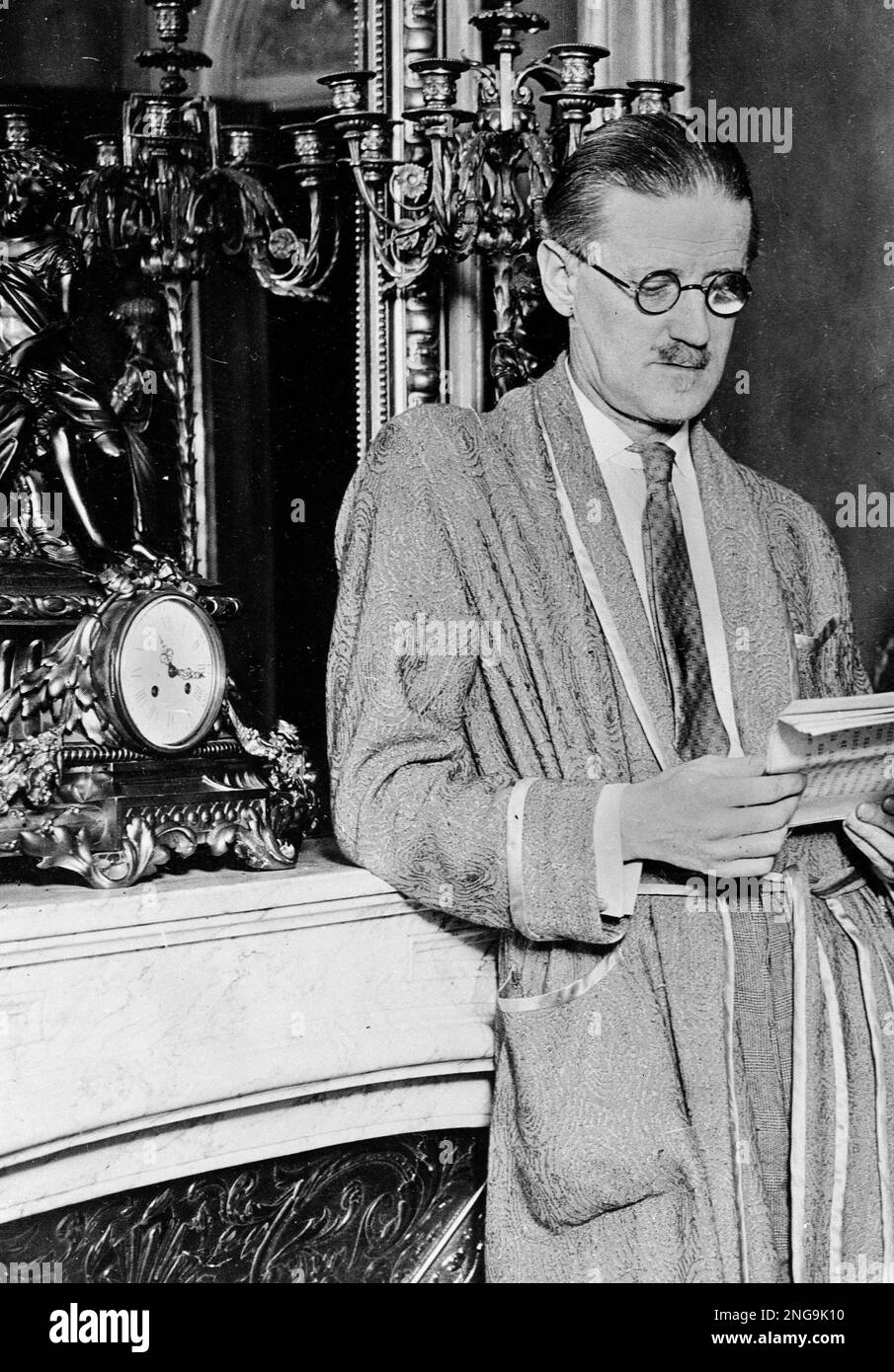 Irish author James Joyce looks over notes, May 15, 1931. (AP Photo ...
