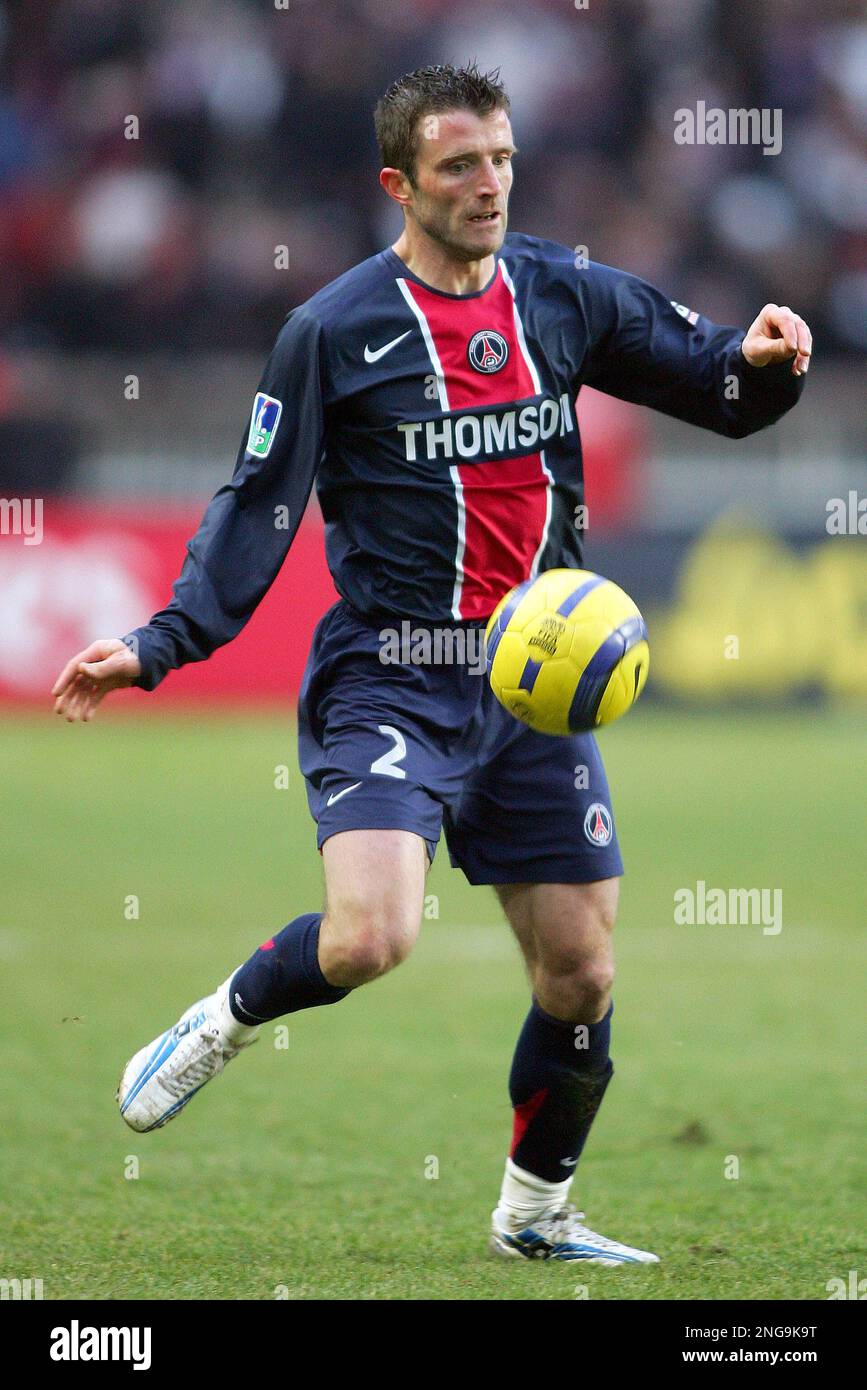 Paris Saint Germain midfielder's Stephane Pichot in action during the ...